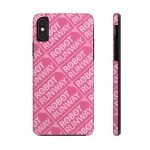 Robot Runway™ Pink Motif Case Mate Tough Phone Cases - Robot Runway ...