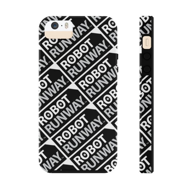 Robot Runway™ Black & White Motif Case Mate Tough Phone Cases - Robot ...