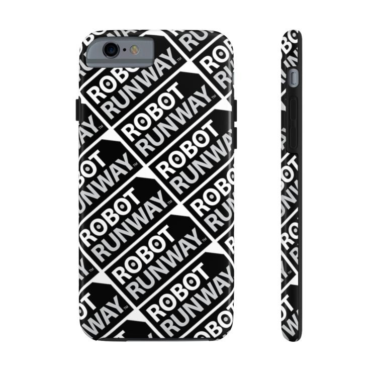 Robot Runway™ Black & White Motif Case Mate Tough Phone Cases - Robot ...