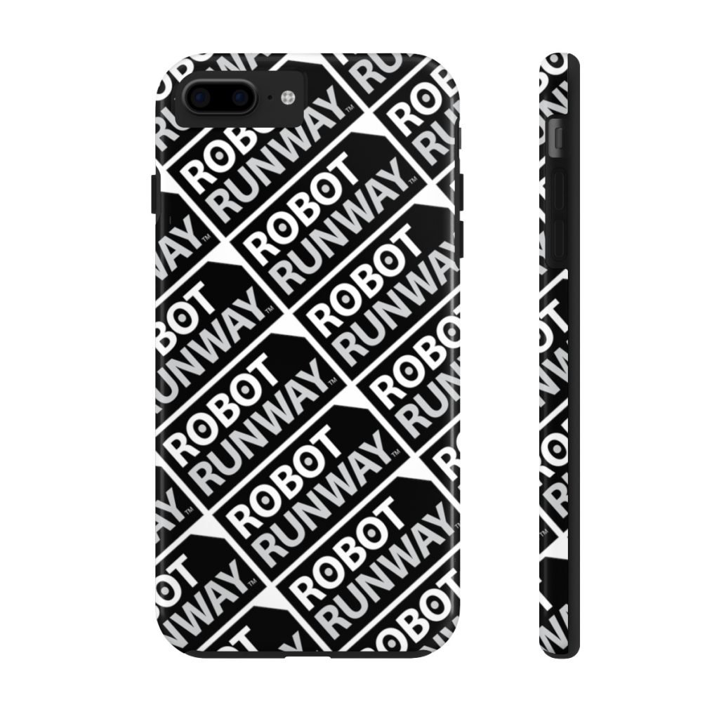 Robot Runway™ Black & White Motif Case Mate Tough Phone Cases - Robot ...