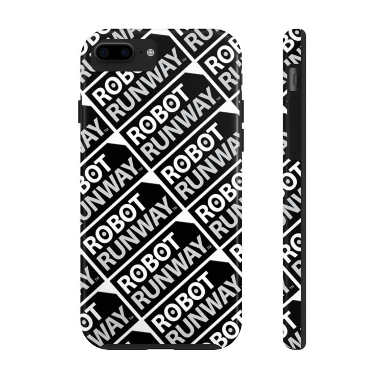 Robot Runway™ Black & White Motif Case Mate Tough Phone Cases - Robot ...