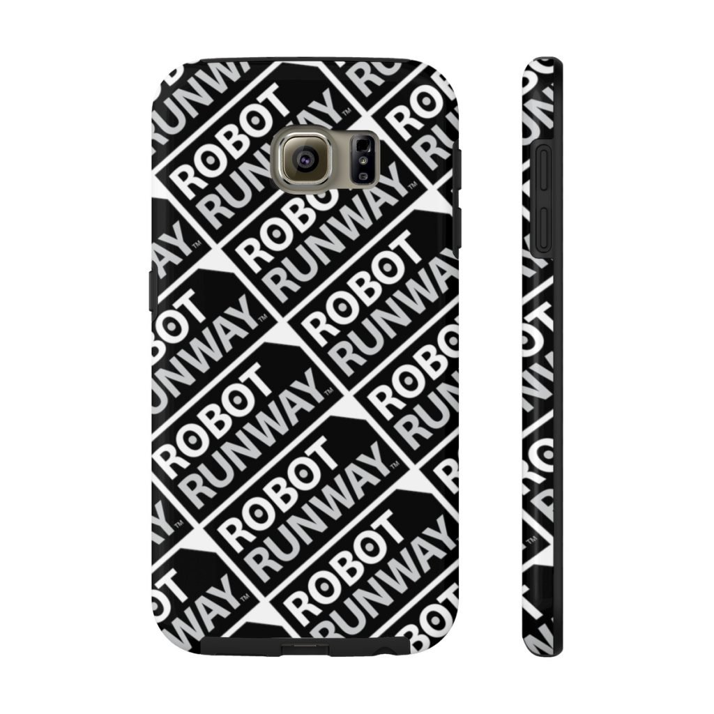 Robot Runway™ Black & White Motif Case Mate Tough Phone Cases - Robot ...