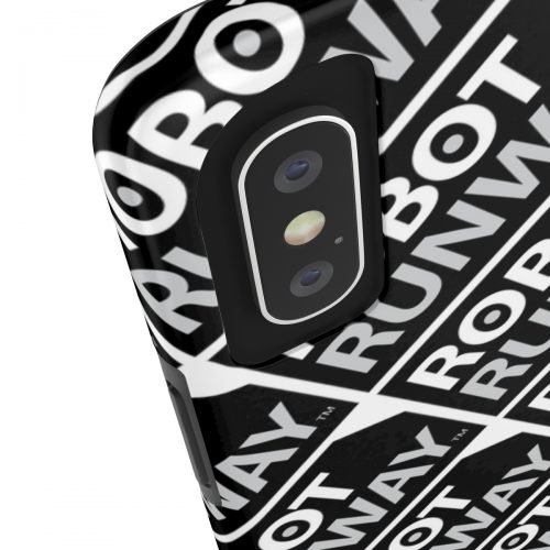 Robot Runway™ Black & White Motif Case Mate Tough Phone Cases - Robot ...