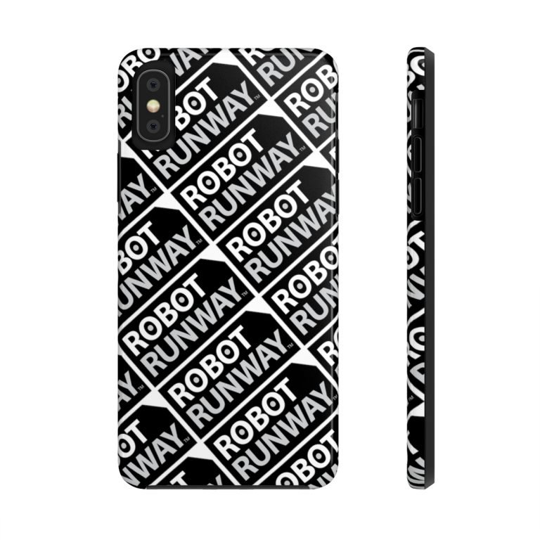 Robot Runway™ Black & White Motif Case Mate Tough Phone Cases - Robot ...